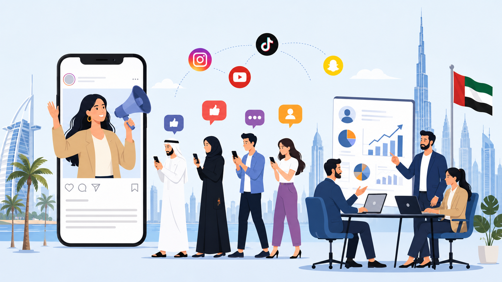 Influencer Marketing Agencies in UAE 2026 | digitalfarm